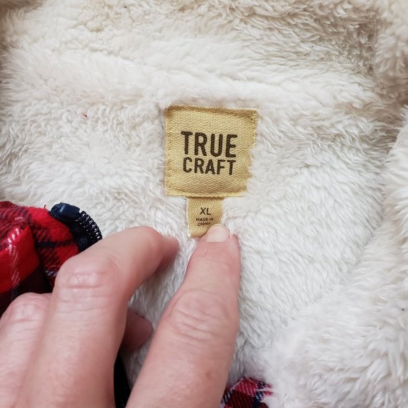 True Craft | Jackets & Coats | True Craft Size Xl Soft Sherpa Lined Red ...